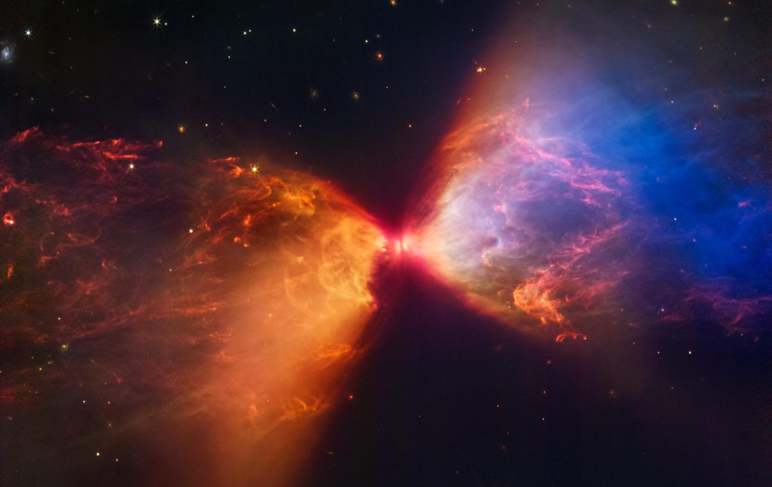 James Webb Telescope captures ‘fiery hourglass’ of star formation ... James Webb Telescope captures ‘fiery hourglass’ of star formation ...